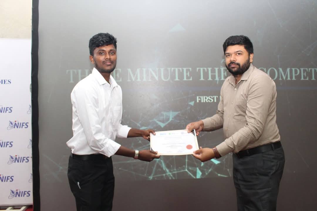 Three Minute Thesis (3MT) Competition organized by National Institute ...